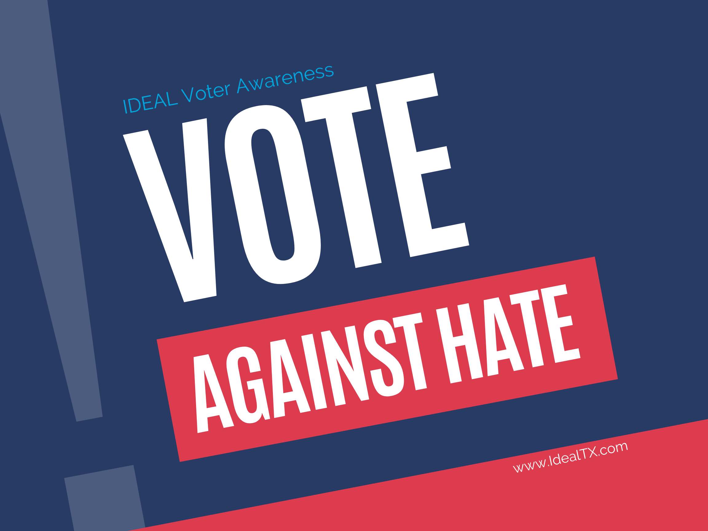 Vote against hate in the May 2021 elections in Leander and Cedar Park ...